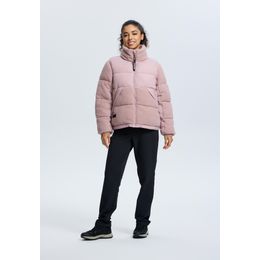 Icepeak Damen Steppjacke "Icepeak AALAT", rosa, Gr. 46, Obermaterial: 100% Polyester, Jacken, mit verstellbarer, einrollbarer Kapuze