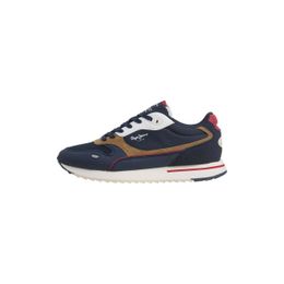 Pepe Jeans Herren Trainingsschuh "trainers BEXLEY ESSENCE M", Gr. 45, blau, 75% Polyurethan, 15% Polyamid, 10% Polyester, Schuhe
