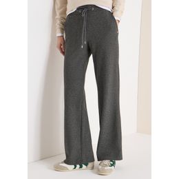 Cecil Damen Stoffhoseraw khaki, Gr. L, unifarben, Stoff, 61% Polyester, 21% Viskose, 15% Baumwolle, 3% Elasthan, Hosen, im Loose Fit