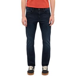 Mustang Herren Slim-fit-Jeans "Herren Style Oregon Slim", blau, Gr. 34, unifarben, Denim/Jeans, 99% Baumwolle, 1% Elasthan, Jeans