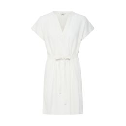 oxmo Damen Minikleid "Minikleid OXNInna Linen Mix Vneck", beige, Gr. 42, Obermaterial: 80% Viskose LENZING LenzingCV. 20% Leinen LI., Kleider
