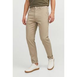 Jack & Jones JACK & JONES Herren Chinohose "JPRCCMARCO JJFRANK CHINO PANT NOOS", grau, Gr. 31, unifarben, Web, Obermaterial: 92% Baumwolle, 6% Polyester, 2%