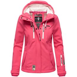 Marikoo Damen Softshelljacke "Kleine Zicke", pink, Gr. S, Obermaterial: 98% Polyester, 2% Elasthan, Innenseite: 100% Polyester, Jacken, sportliche