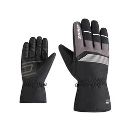 Ziener Herren Skihandschuhe "GEVIN-Z glove man", schwarz, Gr. 11, Kunstfaser, Handschuhe