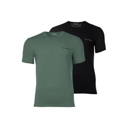 Emporio Armani Herren T-Shirt "T-Shirt CORE LOGOBAND 2er Pack", bunt, Gr. XXL, Obermaterial: 95% Baumwolle CO. 5% Elasthan EL., Shirts
