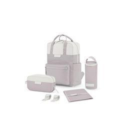 Kapten & Son Kapten & Son Backpack 'Bergen Pro Diaper' male size One size Muddy colored / Light grey