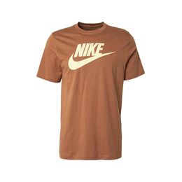 Nike Sportswear T-Shirt 'ICON FUTURA' Herren Gr&ouml;&szlig;e XL chamois / sepia