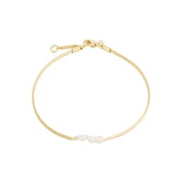 & other stories & Other Stories Armband Damen Gr&ouml;&szlig;e XS/S gold / perlwei&szlig;