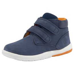 Timberland Damen Klettboot "TODDLE TRACKS - MID HOOK & LOOP BOOT", Gr. 25, blau, Leder, sportlich, Schuhe, Winterstiefel, Winterboots, Snowboots,