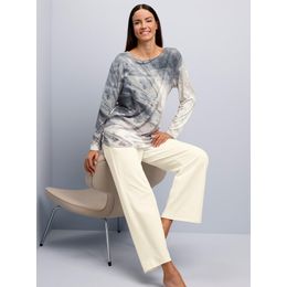 w&auml;schepur W&Auml;SCHEPUR Damen Schlafanzug, Gr. 40, beige, 95% Viskose, 5% Elasthan, Homewear-Sets