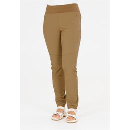 WHISTLER Damen Softshellhose "Vera", braun, Gr. 48, unifarben, 92% Polyamid, 8% Elasthan, Hosen, aus strapazierf&auml;higem Material