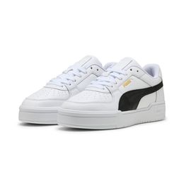 Puma Damen Sneaker "CA PRO CLASSIC II", Gr. 39, schwarz-wei&szlig;, Leder, unifarben, Schuhe, f&uuml;r Freizeitaktivit&auml;ten, mit atmungsaktivem Mesh-Futter