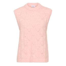 Saint Tropez Damen Strickjacke "Strickweste PavaaniSZ", rosa, Gr. XL, Obermaterial: 59% Polyester Pol. recyc.. 21% Polyamid PA. 11% Polyester PES. 8%