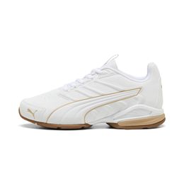 Puma Herren Sneaker "ELECTRO SL", Gr. 37Puma wei&szlig;, Puma gold, Synthetik, Schuhe, mit SOFTFOAM+ D&auml;mpfung, leicht profiliert, aus Synthetik