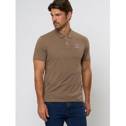 VINSON Herren Kurzarmhemd "VINSON 2-pack Polo VMMike", braun, Gr. L, Obermaterial: 100% Baumwolle, Hemden