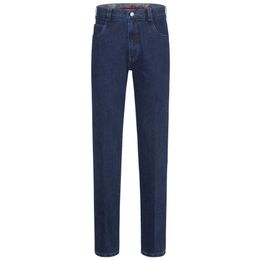 MEYER Herren 5-Pocket-Jeans "Diego", blau, Gr. 102, uni, Obermaterial: 99% Baumwolle CO. 1% Elasthan EL., Jeans, mit Stretch-Dehnbund