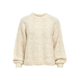 Object Sweater 'OBJFlora' female size S Wool white