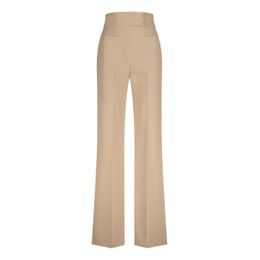 Nicowa Damen Anzughose "COREANA", beige, Gr. 40, uni, Obermaterial: 89% Polyester PES. 11% Elasthan EL., Hosen, im Marlene-Stil