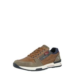 Mustang Sneaker Herren Gr&ouml;&szlig;e 42 blau / cognac / oliv