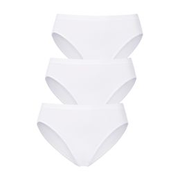 Mey Damen Jazz-Pants Slips "Best Of", Gr. 40, wei&szlig;, Single Jersey, Obermaterial: 97% Baumwolle, 3% Elasthan, bedruckt, unifarben, Unterhosen, ohne