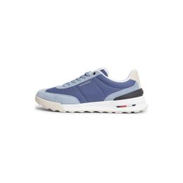 Tommy Hilfiger Sneaker 'Retro Runner' Herren Gr&ouml;&szlig;e 45 hellbeige / saphir / taubenblau