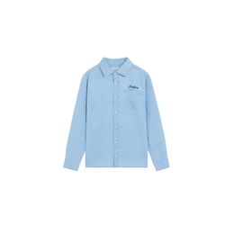 Scalpers Button Up Shirt boy size 128 Light blue