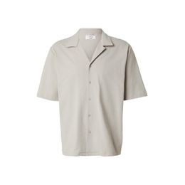 DAN FOX APPAREL Button Up Shirt 'Roman' male size XXL Light grey