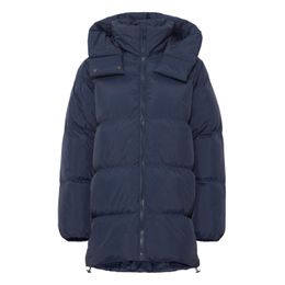 oxmo Damen Steppjacke "Steppjacke OXEllie", blau, Gr. 42, Obermaterial: 100% Nylon NY., Jacken