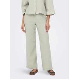 Jacqueline de Yong JDY Damen Schlupfhose "JDYTHEIS LIFE WIDE PANT WVN NOOS", beige, Gr. L, unifarben, Web, Obermaterial: 100% Baumwolle, Hosen, Baumwolle