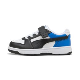 Puma M&auml;dchen Sneaker "REBOUND SLAM LO AC PS", Gr. 35, schwarz-wei&szlig;, Synthetik, Schuhe