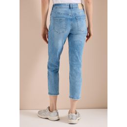 Cecil Damen Slim-fit-Jeans, blau, Gr. 36, unifarben, Jeans, 78% Baumwolle, 20% Polyester, 2% Elasthan, Jeans, High Waist