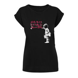 Merchcode T-Shirt 'Dream Big' Damen Gr&ouml;&szlig;e XL rot / schwarz / wei&szlig;
