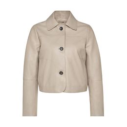 RICANO Damen Bolerojacke "Lederjacke Jeena", beige, Gr. S, Obermaterial: 100% Lammnappaleder LANA. Futter: 100% Polyester PES., Jacken, Handgefertigt