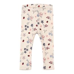 name it Leggings 'NBFKAMELIA' Gr&ouml;&szlig;e 80 ecru / saphir / rosa / dunkelrot