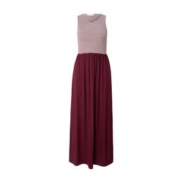 ABOUT YOU Kleid 'Phoebe' Damen Gr&ouml;&szlig;e 40 bordeaux / wei&szlig; Sommerkleid