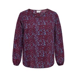 Only Carmakoma Bluse 'CARVica' Damen Gr&ouml;&szlig;e XL opal / weinrot