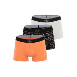 Calvin Klein Underwear Boxershorts Herren Gr&ouml;&szlig;e XL hellgrau / orange / schwarz / wei&szlig;