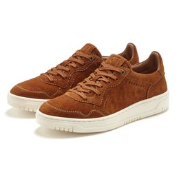 ELBSAND Herren Sneaker "Halbschuh, Schn&uuml;rschuh, Turnschuh, Lederschuh, Ledersneaker", Gr. 44, braun, Obermaterial: 100% Ziegenleder. Decksohle: 100%