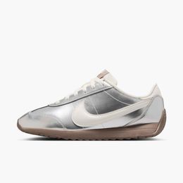 Nike Sportswear Damen Sneaker "W PACIFIC", Gr. 37,5, silber, Synthetik, Schuhe, inspiriert vom Design des Nike Cortez