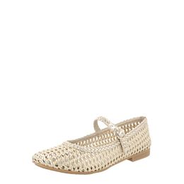 Jana Ballerina Damen Gr&ouml;&szlig;e 38 hellgelb / silber Sommerschuhe