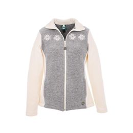 ALP1964 Damen Trachtenjacke "Jacke 423301", silber, Gr. M, Obermaterial: 70% Wolle WO. 30% Polyester PES., Jacken