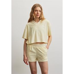 Pegador T-Shirt 'Anastasia' Damen Gr&ouml;&szlig;e S hellgelb / wei&szlig;