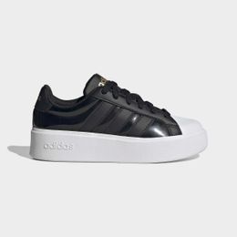 M&auml;dchen Plateausneaker "STREETTALK BOLD KIDS", adidas Sportswear, Gr. 37core schwarz, aurora schwarz, gold metallic, Synthetik, Schuhe, inspiriert