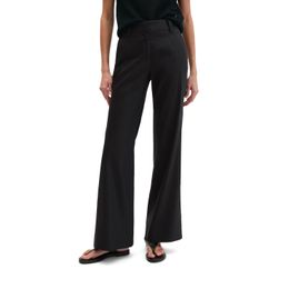 Marc O'Polo MARC O'POLO Damen Chinohose "aus Viskose-Leinen-Stretch", schwarz, Gr. 44, unifarben, Obermaterial: 53% Leinen, 45% Viskose, 2% Elasthan, Hosen