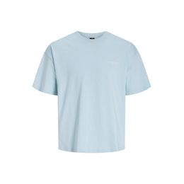 Jack & Jones Jack & Jones T-Shirt 'JCOBIARRITZ' Herren Gr&ouml;&szlig;e M t&uuml;rkis / aqua / wei&szlig;