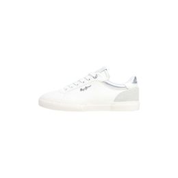 Pepe Jeans Damen Langlaufschuhe "trainers KENTON COURT W", Gr. 37, wei&szlig;, 100% Polyurethan, Schuhe
