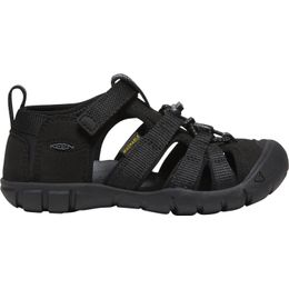Keen M&auml;dchen Sandale "SEACAMP II CNX", Gr. 24, schwarz, Synthetik, Schuhe