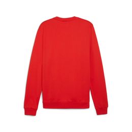 Puma Herren Sweatshirt "TEAMGOAL CASUALS CREW NECK SWEAT"Puma rot, Puma wei&szlig;, Gr. S, unifarben, Sweatware, Obermaterial: 100% Baumwolle, Sweatshirts,