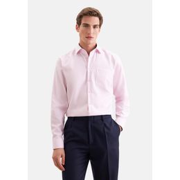 Seidensticker Herren Businesshemd "Schwarze Rose", rosa, Gr. 41, unifarben, 100% Baumwolle, Hemden, Regular 1/1 Kentkragen Uni