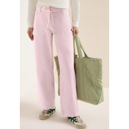Cecil Damen Loose-fit-Jeans, rosa, Gr. 36, unifarben, Jeans, 98% Baumwolle, 2% Elasthan, Jeans, High Waist